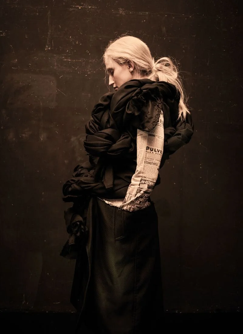 Anna Cleveland Wears Comme des Garçons Couture by Paolo Roversi for ...