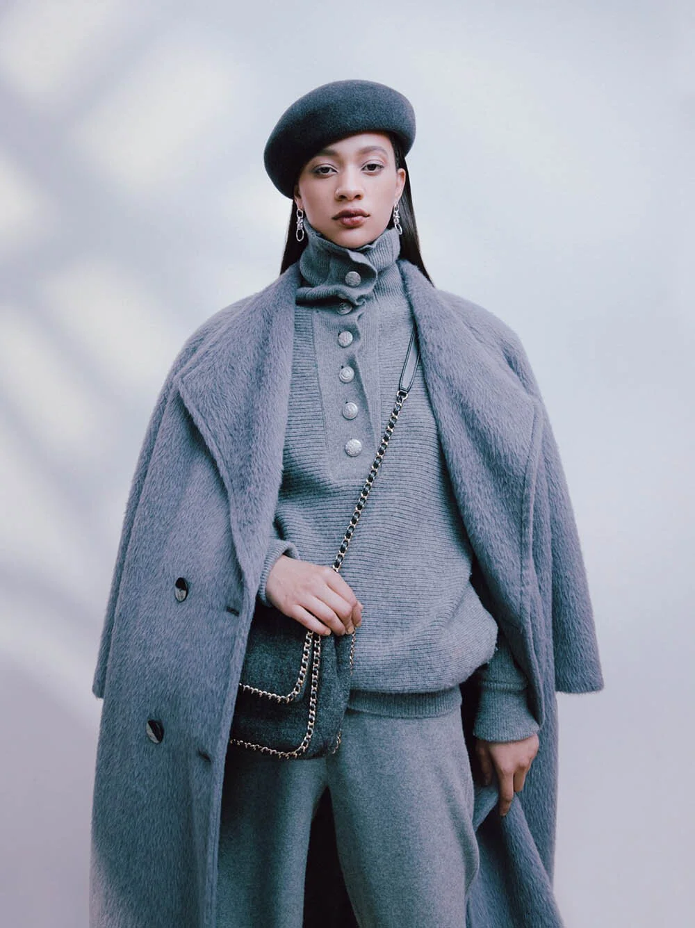 British Vogue Features 'Fade To Grey' Quiet Patterns Suitings — Anne of ...