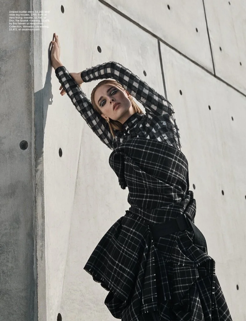 Daga Ziober Wears Tartan Luxury New York Style in Gotham Magazine ...