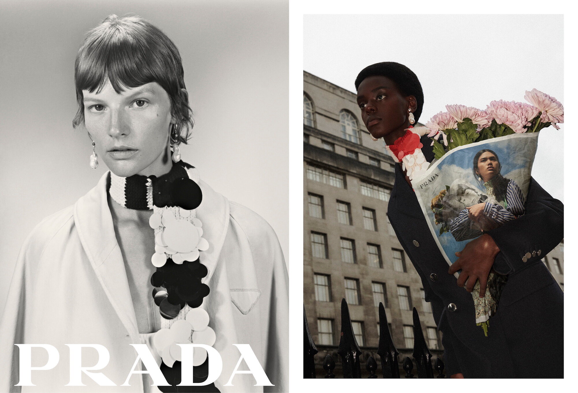 Prada 2020 Resort Ads, 'Seditious Simplicity' Flower Power — Anne of ...