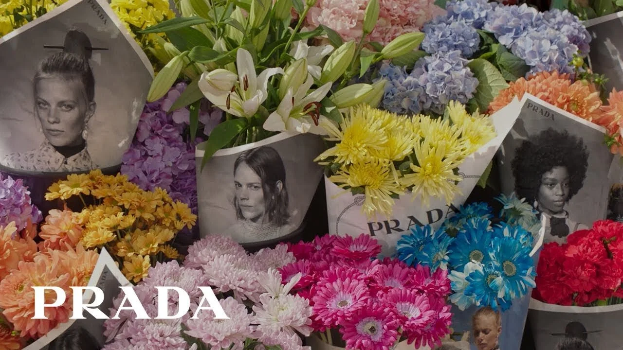 Prada 2020 Resort Ads, 'Seditious Simplicity' Flower Power — Anne of ...