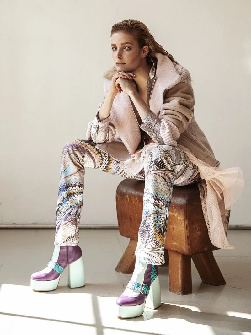 Alisa Ahmann by Lina Tesch for Vogue Italia October 2019 — Anne of ...