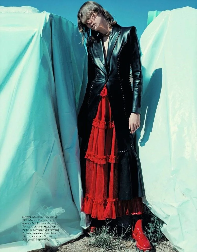 Marland Backus Strictly Business Style 'Code Red' Fashion Looks — Anne ...