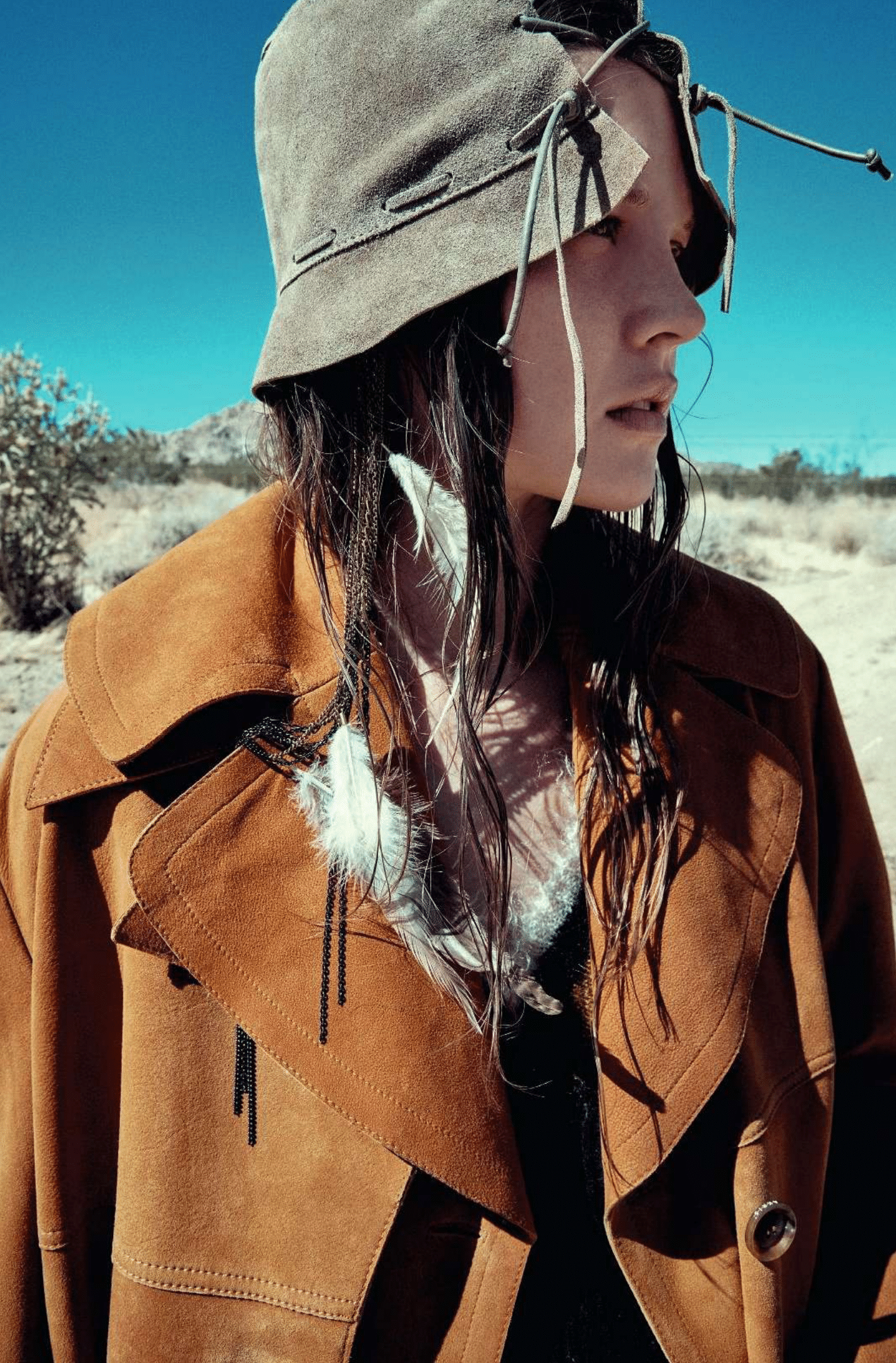 Angel Rutledge in 'Earth, Wind + Style for Harper's Bazaar Germany ...