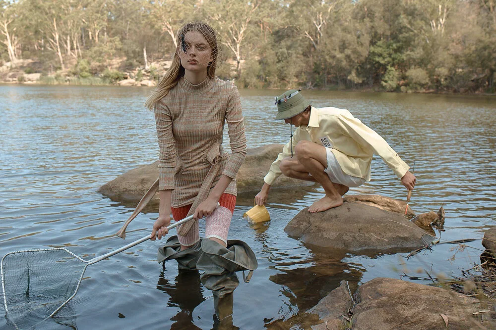Tim Ashton's 'A Perfect Catch' Fashion Story for Grazia Australia ...