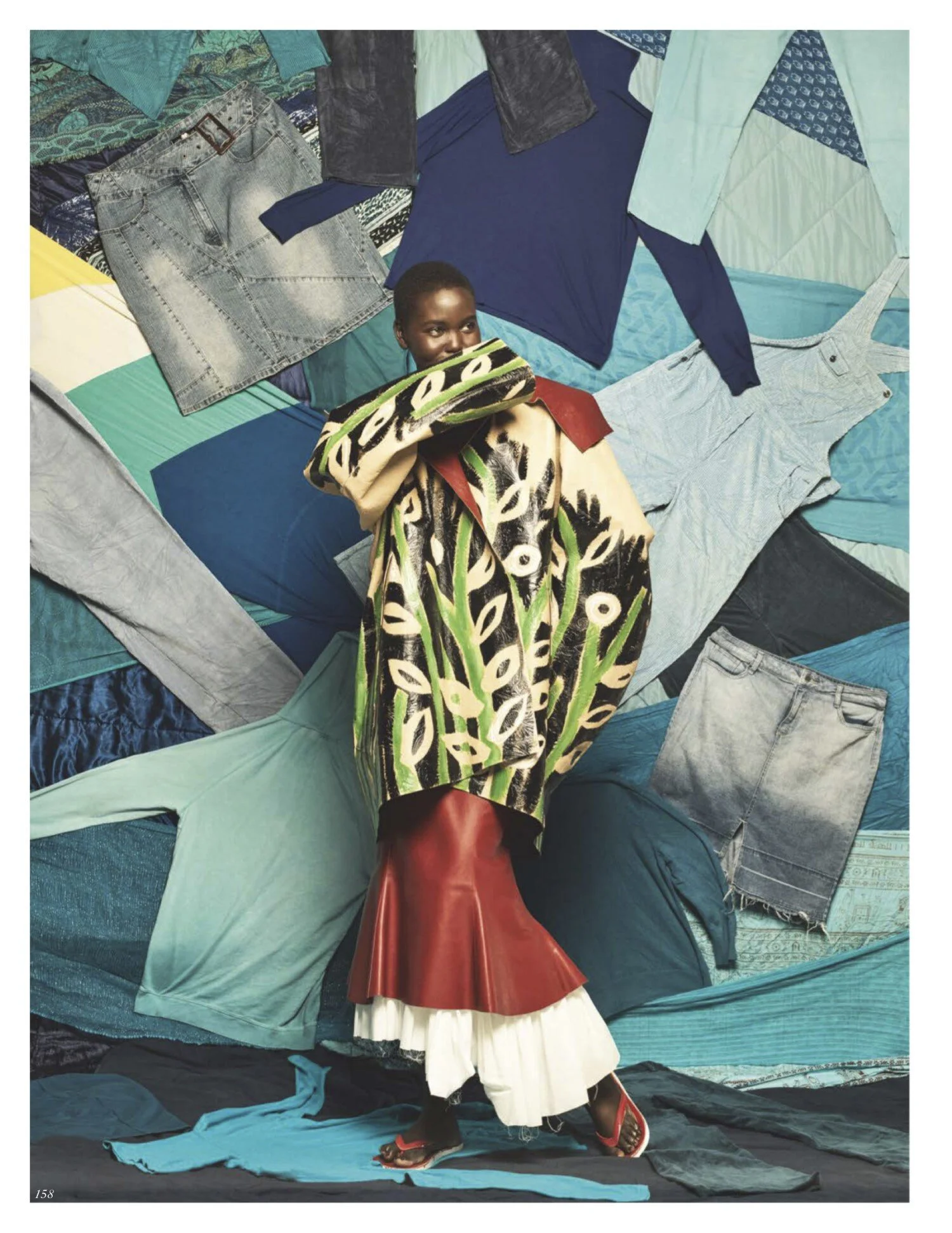 Adut Akech + Rianne Van Rompaey by Craig McDean Vogue UK — Anne of ...