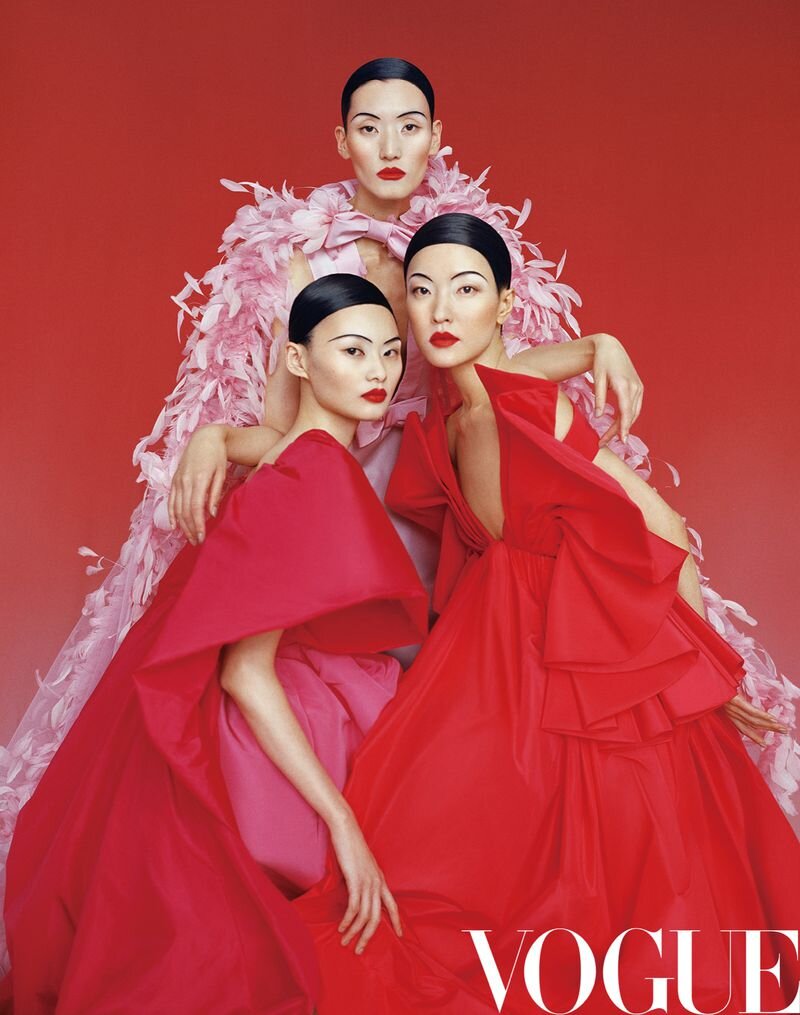 Leslie Zhang Captures Valentino Reds Vogue China February 2020 — Anne