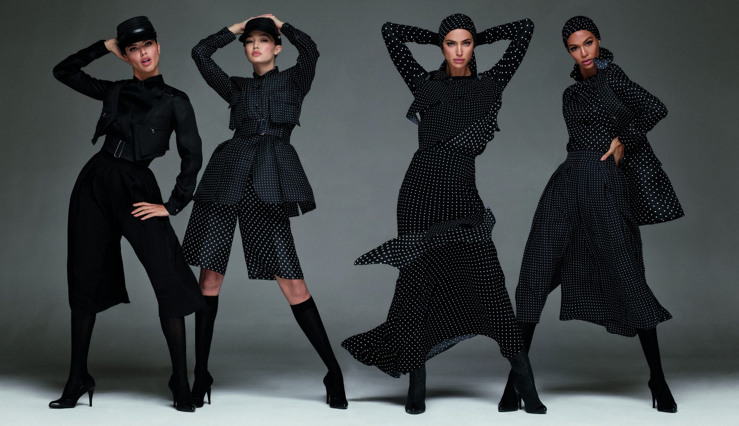 Steven Meisel Snaps Adriana, Gigi, Irina + Joan Max Mara SS 2020 ...