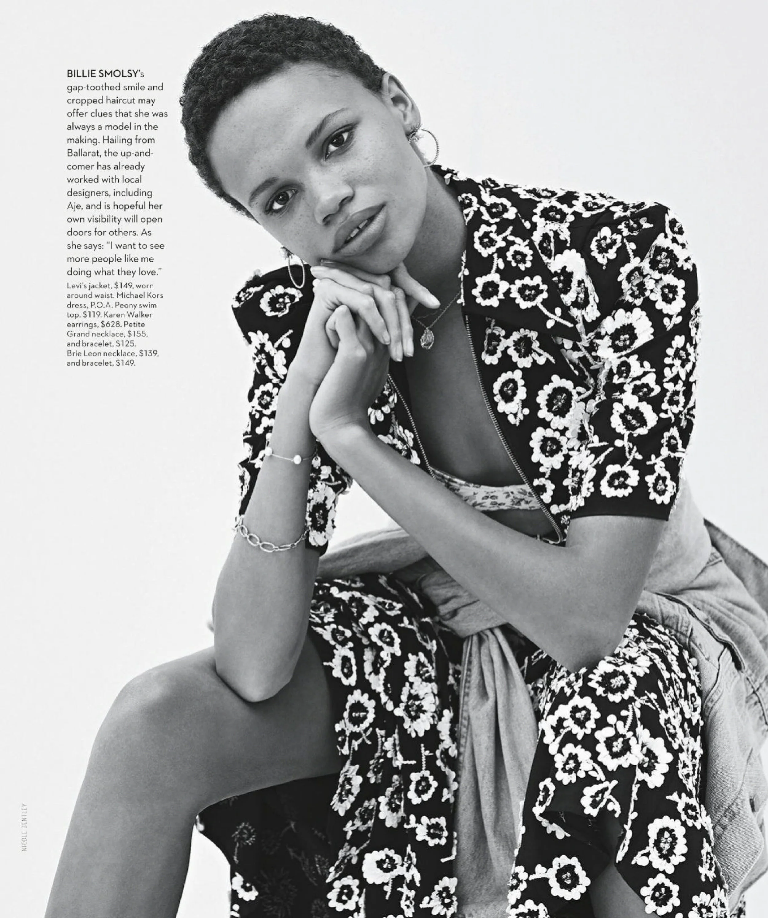 Nicole Bentley Eyes Spring's 'New Wave' Style Vogue Australia — Anne of ...