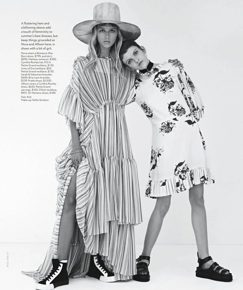 Nicole Bentley Eyes Spring's 'New Wave' Style Vogue Australia — Anne of ...