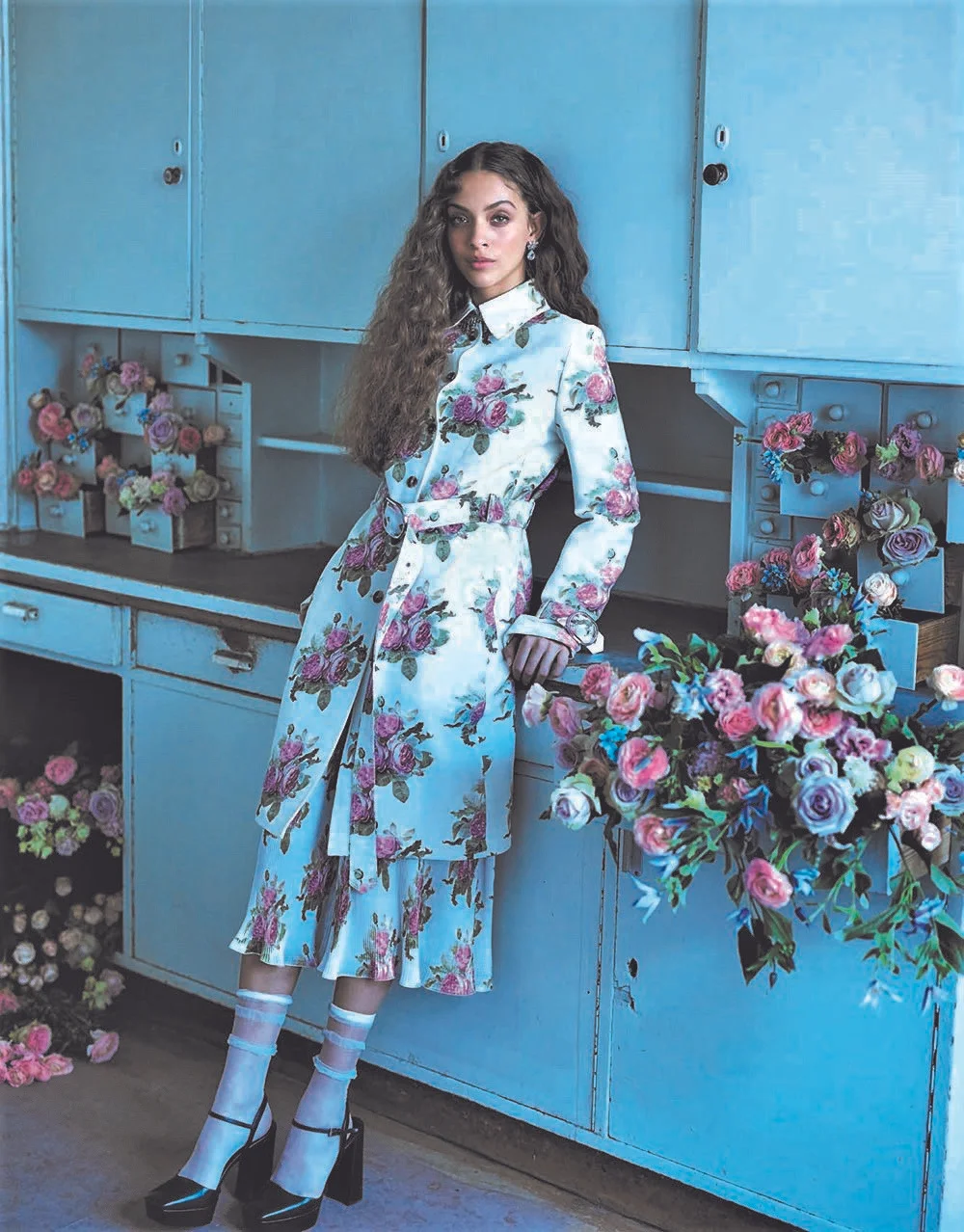 Laiqah Omar's Pattern Play by Marcin Tyszka for Vogue Poland February ...