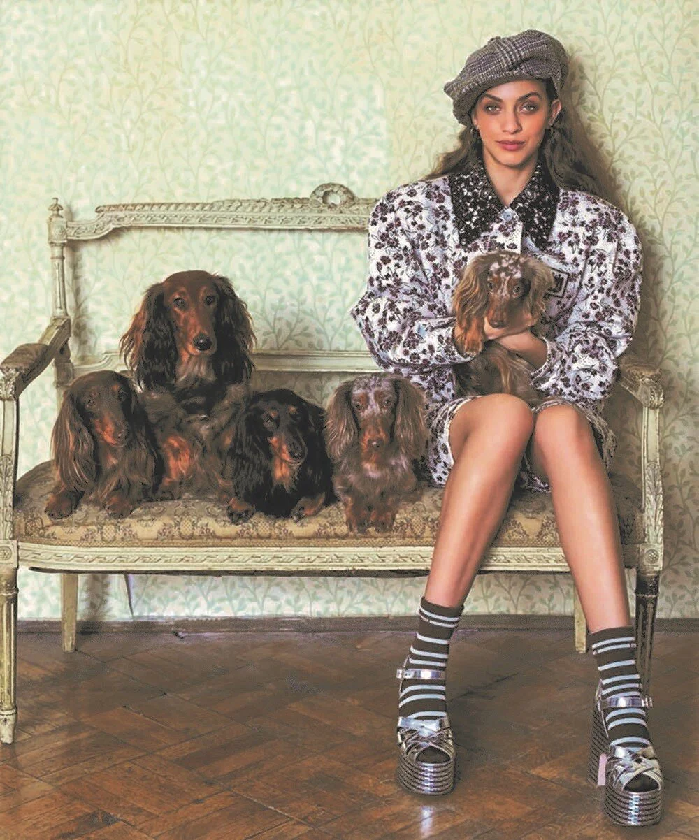 Laiqah Omar's Pattern Play by Marcin Tyszka for Vogue Poland February ...