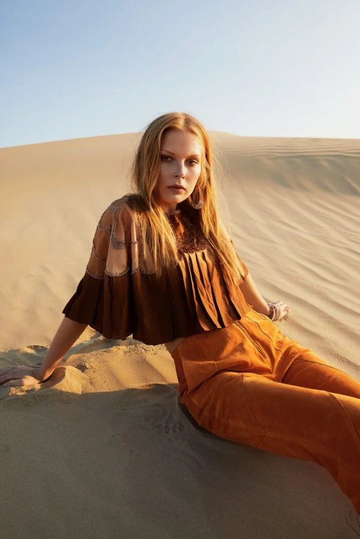 Sofie Theobald in Arabian Desert for Country & Town House Magazine ...