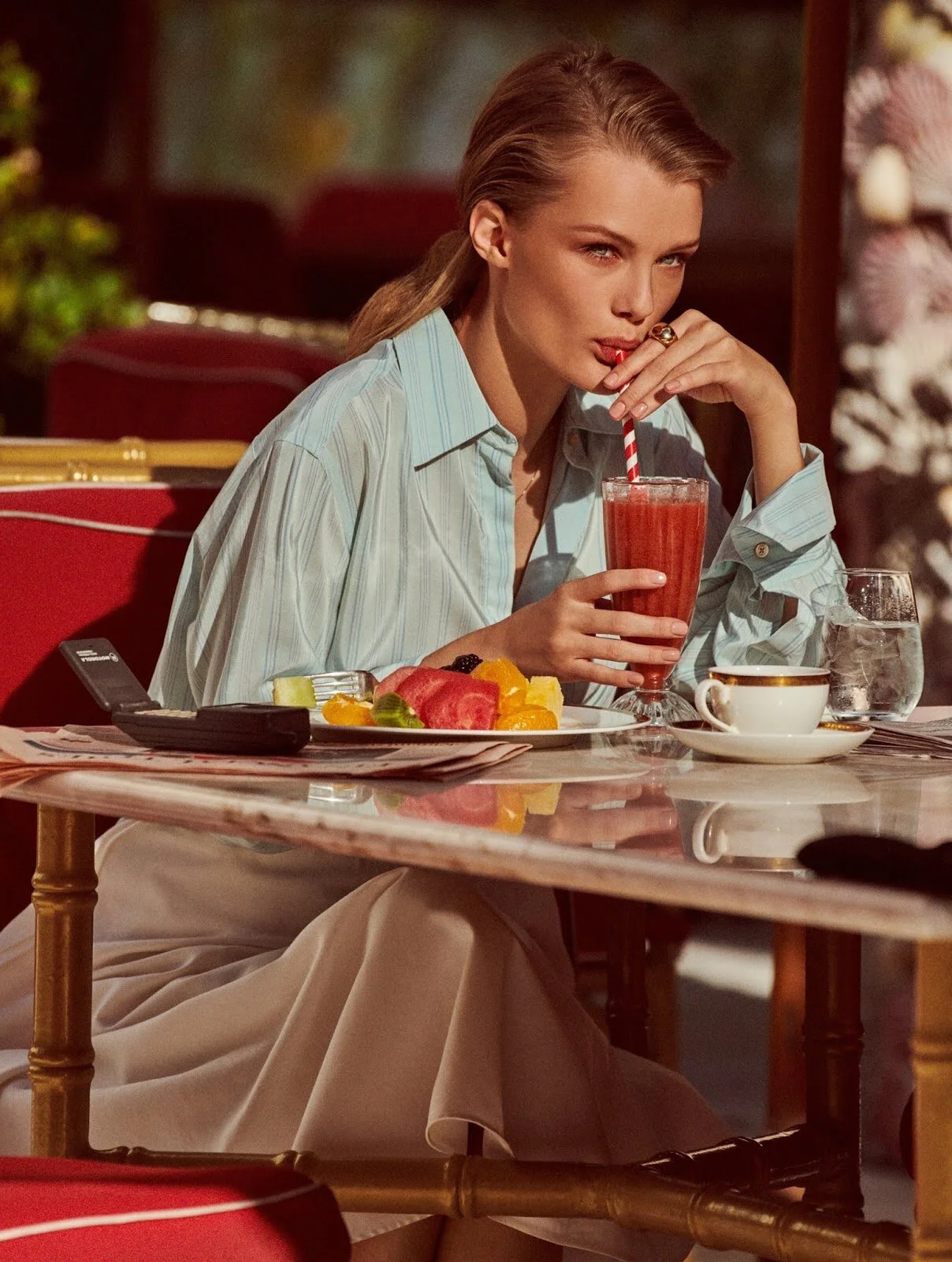 Kris Grikaite's Beach Lady Elegance Vogue Russia March 2020 — Anne of ...