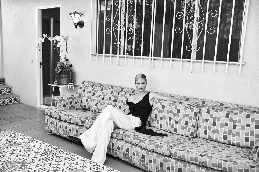 Carolyn Murphy by Matthew Kristall 'Portrait of a Lady' in ELLE — Anne ...