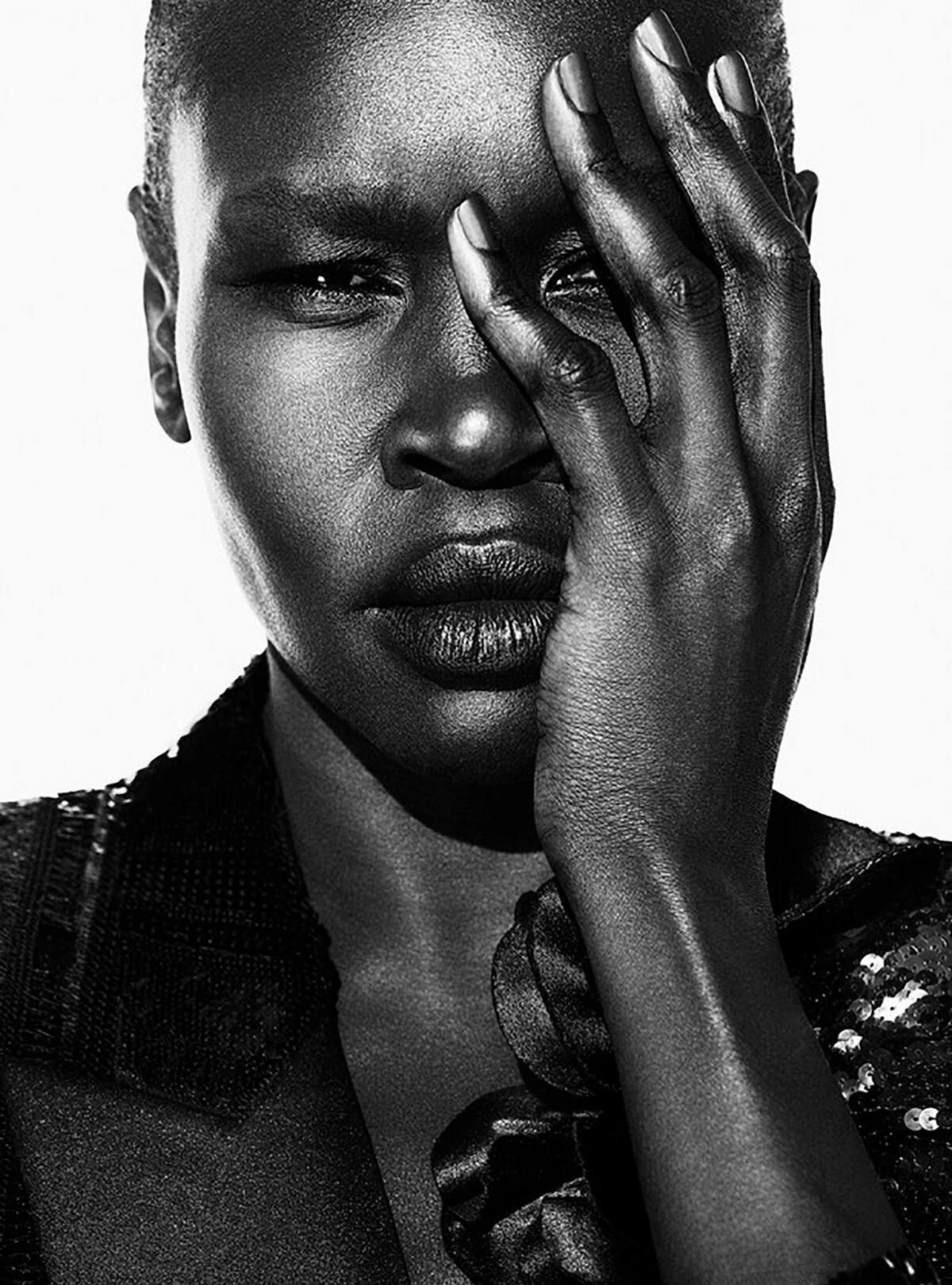 Alek Wek Soars in 'Novo Glam' by Luigi Iango for Vogue Brazil March ...