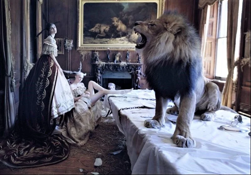 Edie Campbell & Karen Elson In 'Atlas the Lion' By Tim Walker For LOVE ...