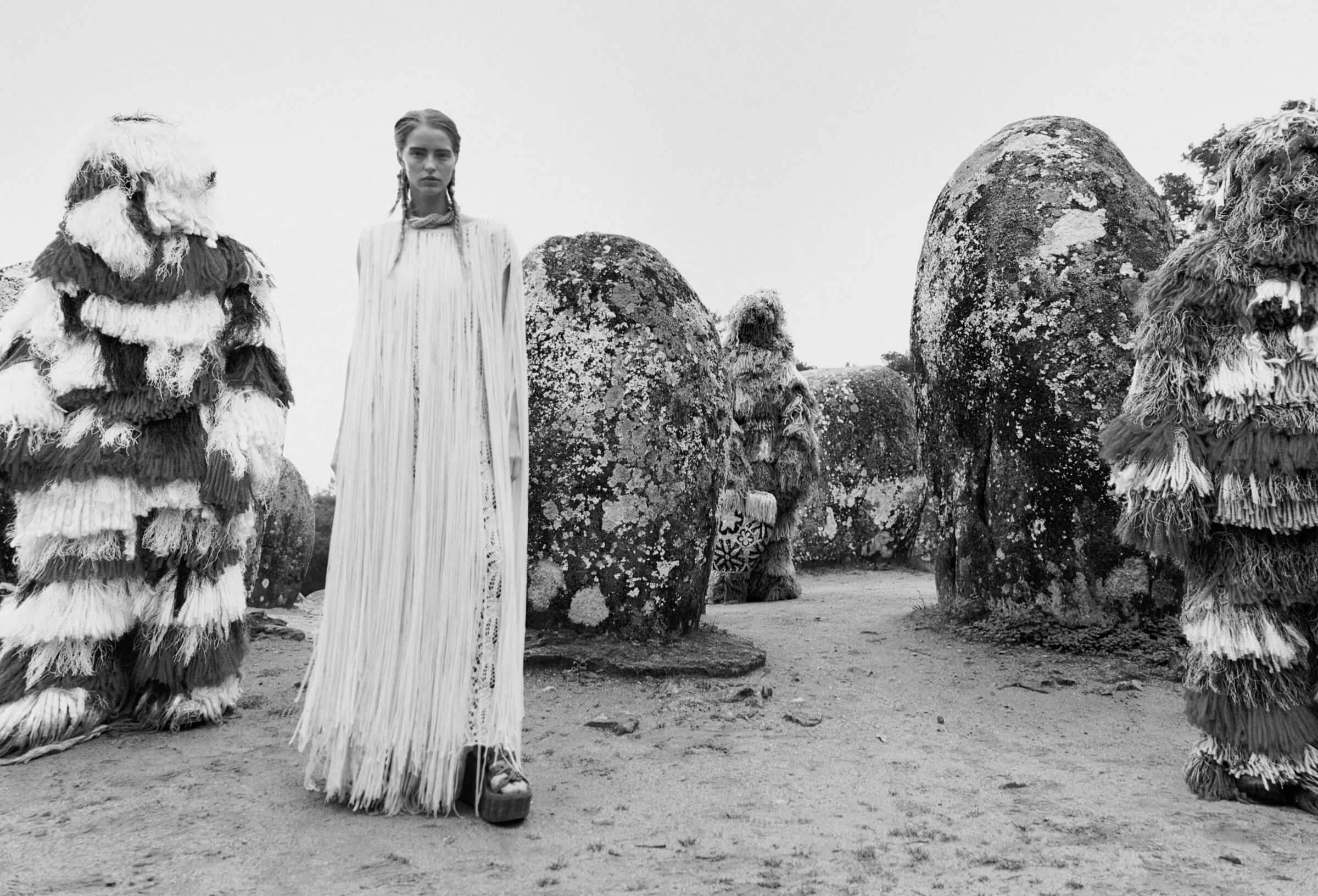 Angelo Pennetta Captures Abby + Adut in 'Rock Stars' for Vogue US April ...