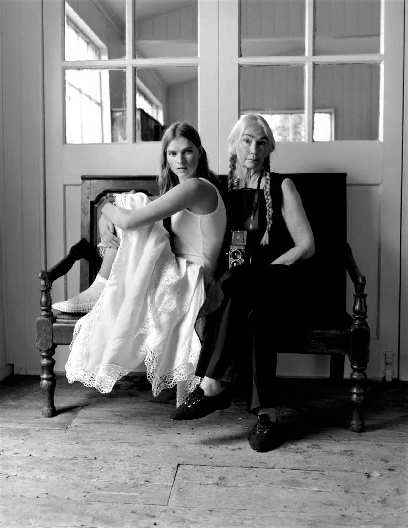 Ben Weller Flashes Sara Eirud and Stefanie Lange for Vogue Spain April ...