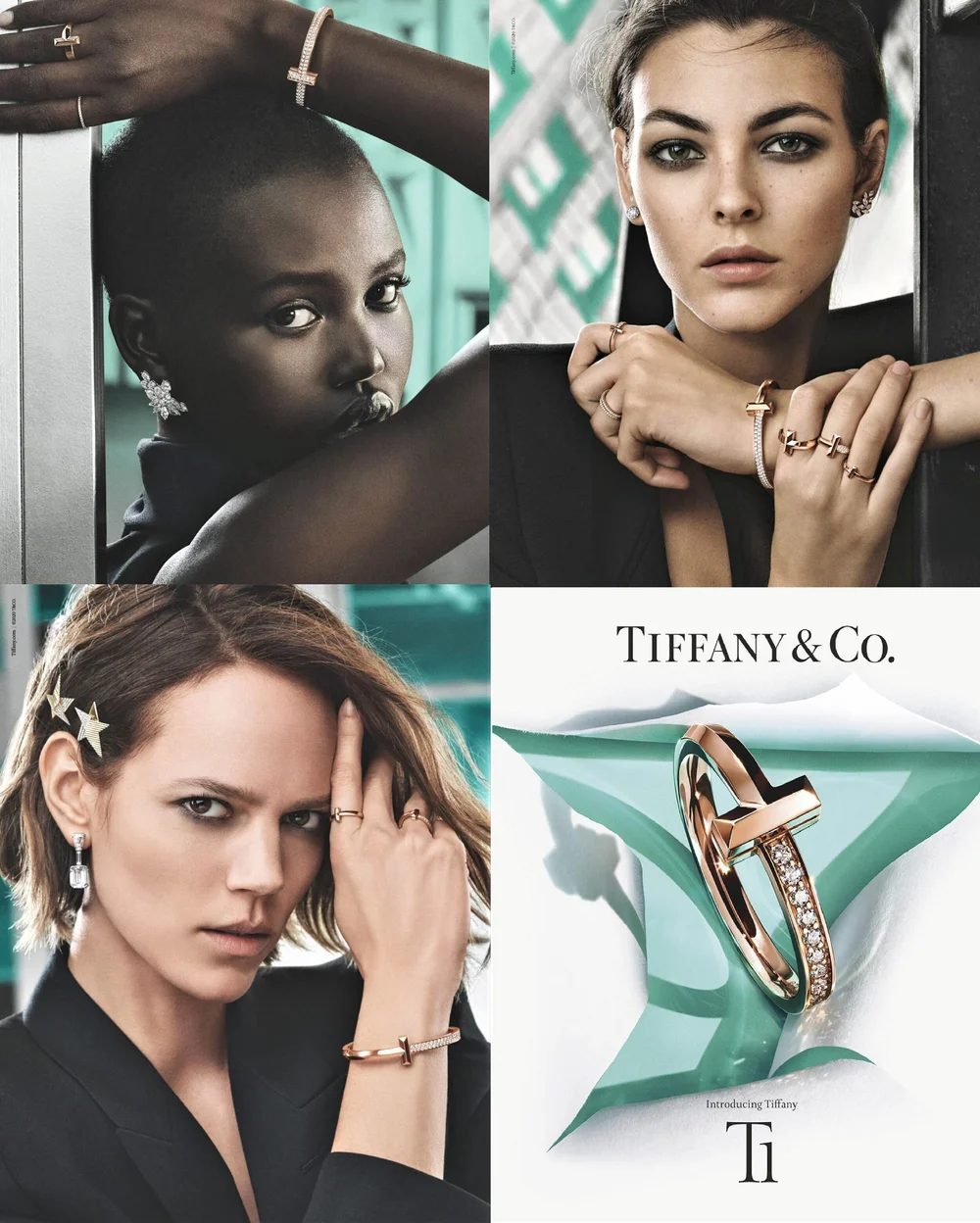 Tiffany & Co. Launches T1 Collection Online, Fronted by Adut, Freja ...