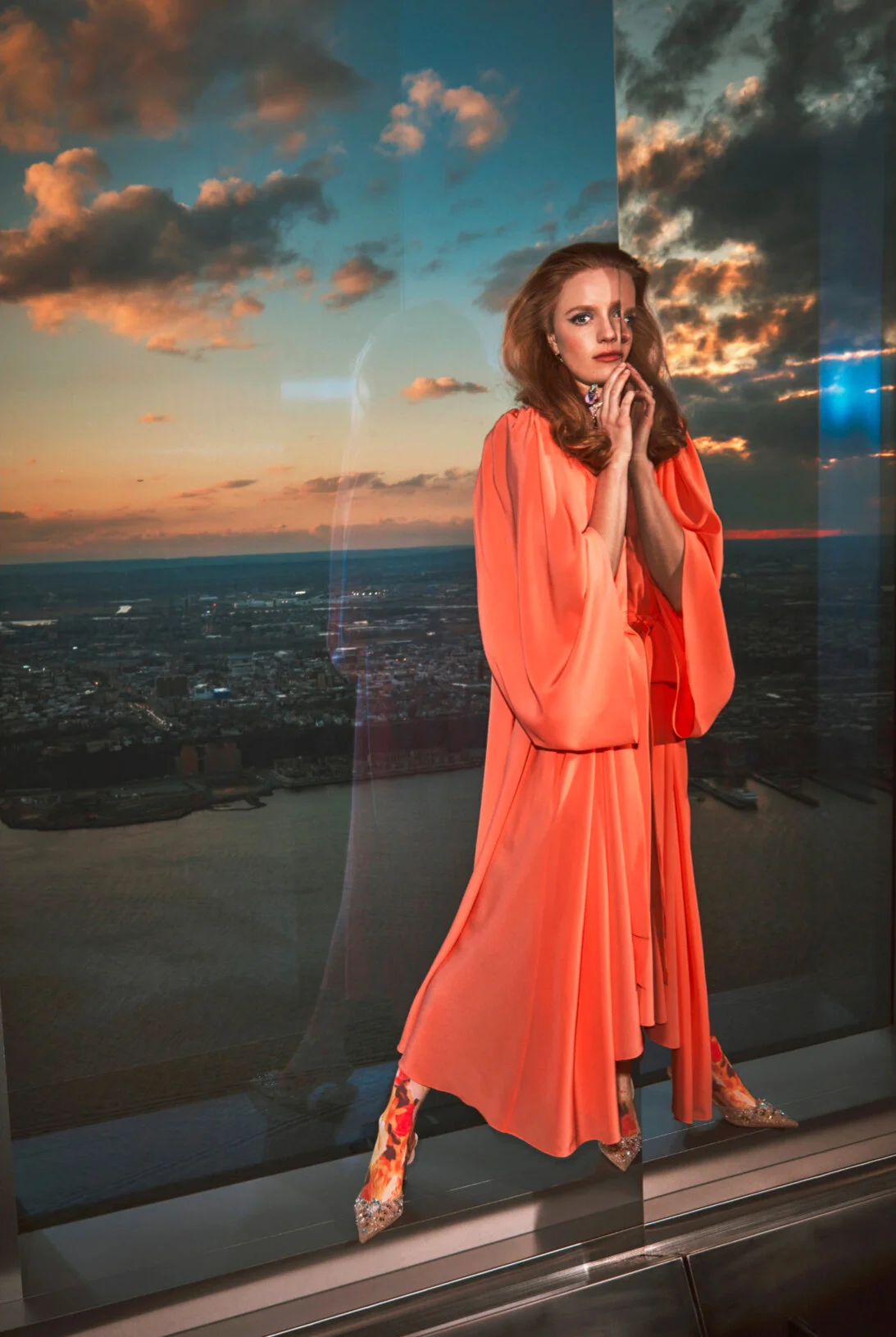 Hadley Robinson Sky High at New York's Edge in Town&Country May 2020 ...