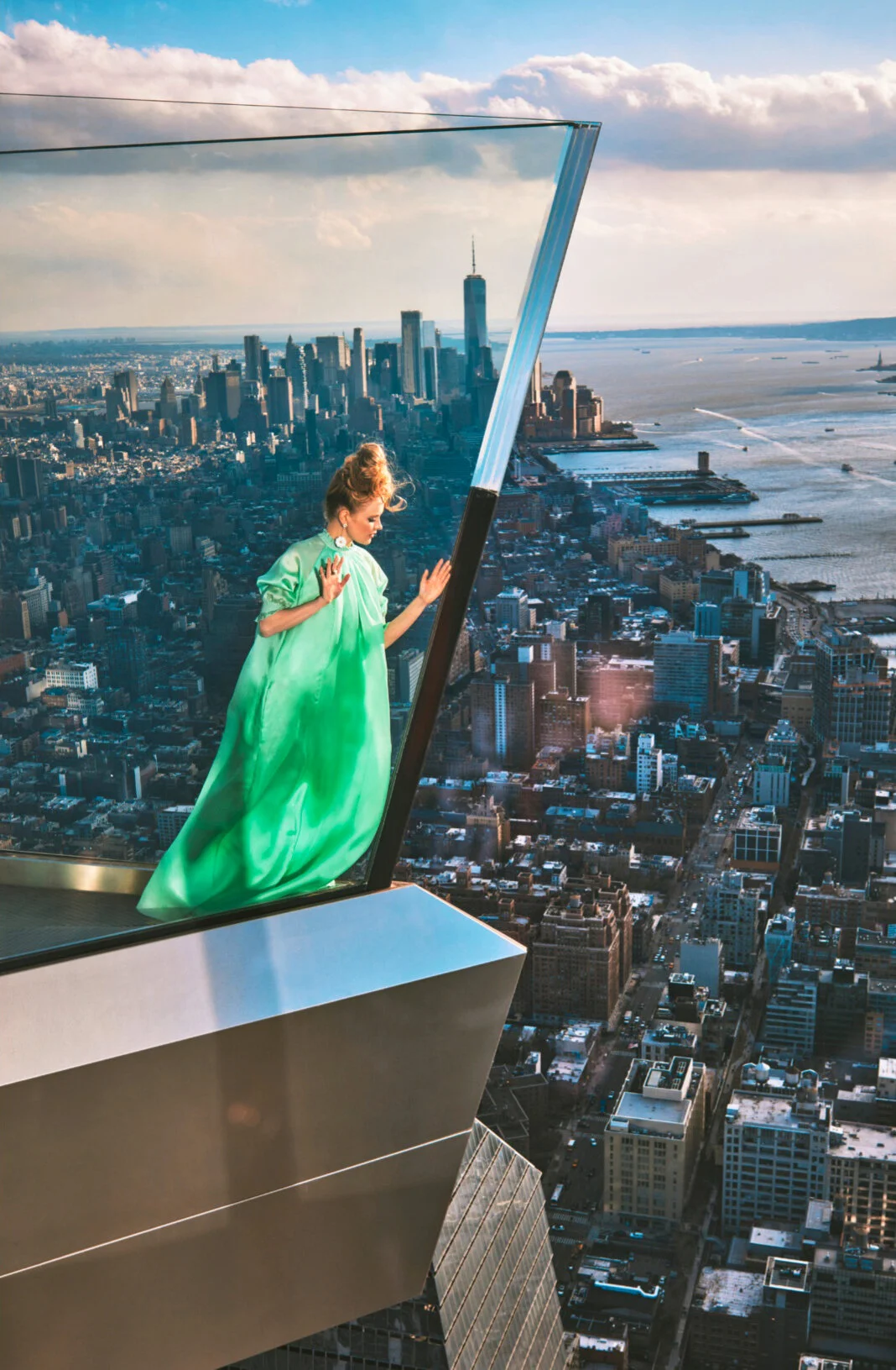 Hadley Robinson Sky High at New York's Edge in Town&Country May 2020 ...