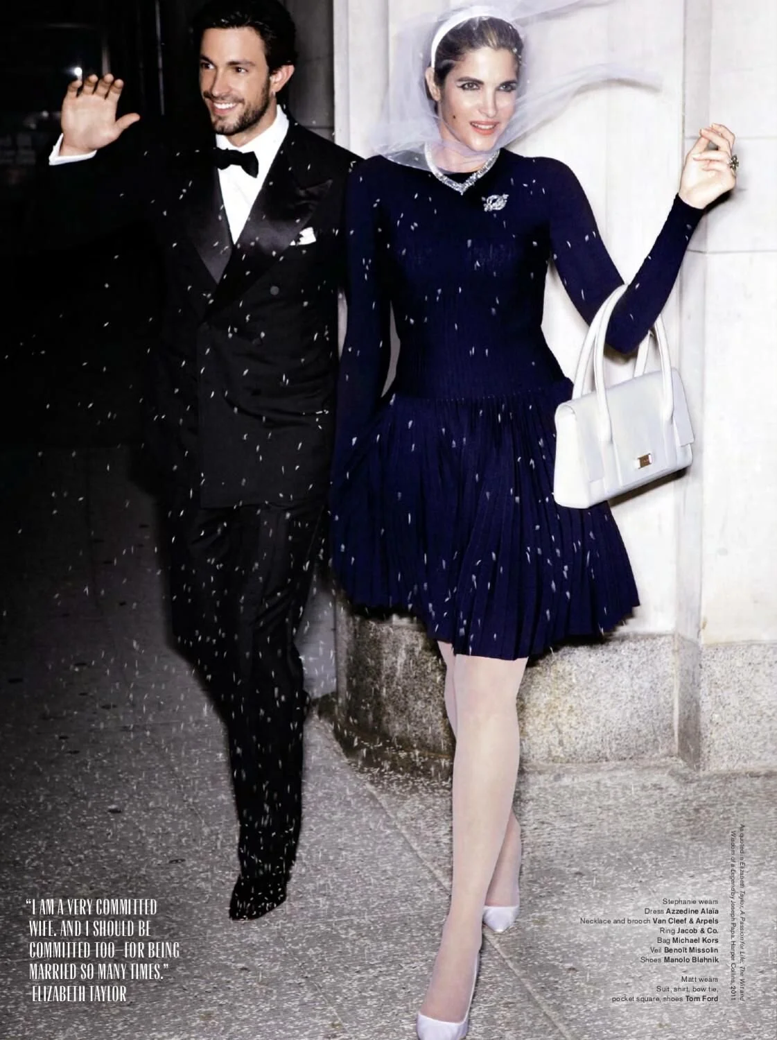 Stephanie Seymour as Elizabeth Taylor | Mario Testino | V Magazine ...