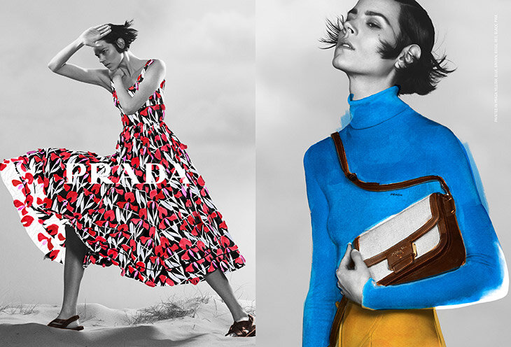 Freja Beha Erichsen Fronts 'Painted in Prada' Pre-Fall 2020 Campaign ...