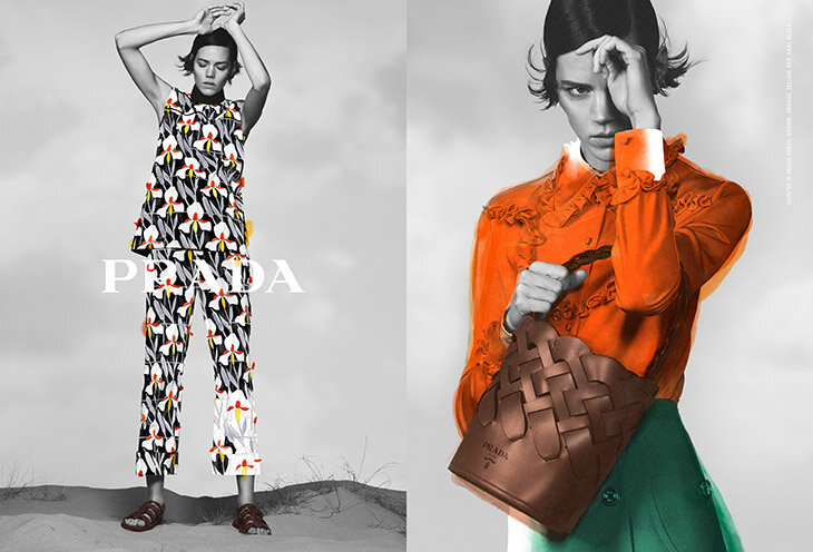 Freja Beha Erichsen Fronts 'Painted in Prada' Pre-Fall 2020 Campaign ...