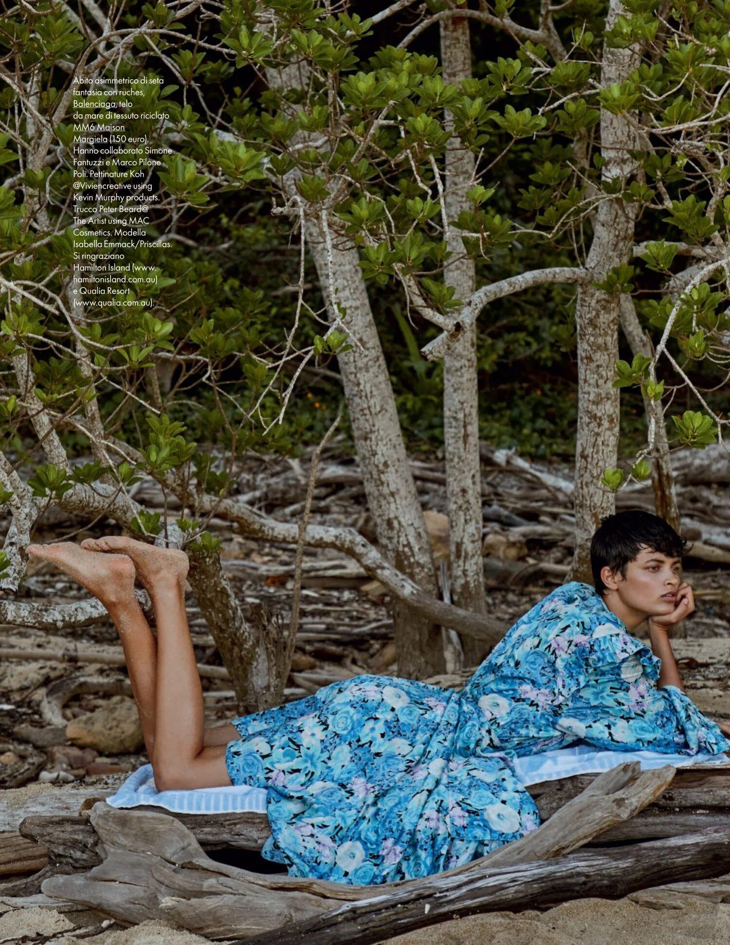 Isabella Emmack Is Bird of Paradise Lensed by Simon Upton for ELLE Italia — Anne of Carversville