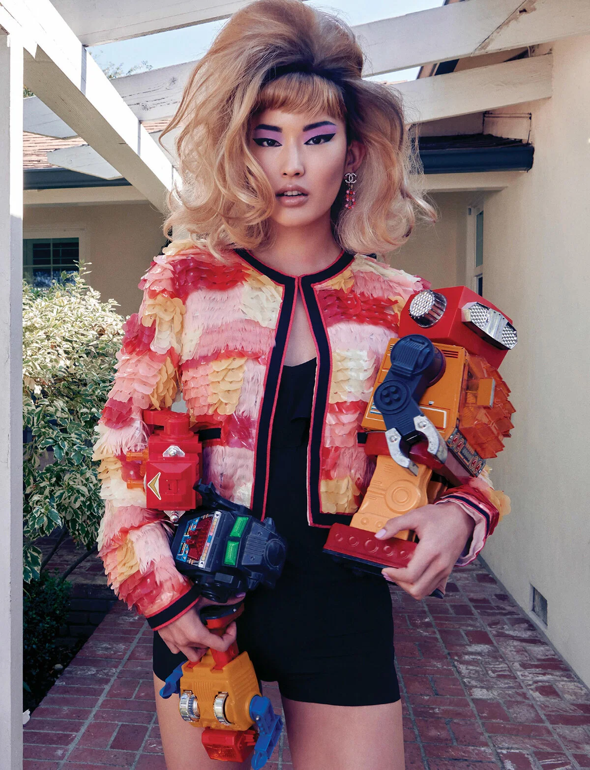 Yu Tsai Flashes Hyunjoo Hwang as Suburban Mom for Harper's Bazaar ...