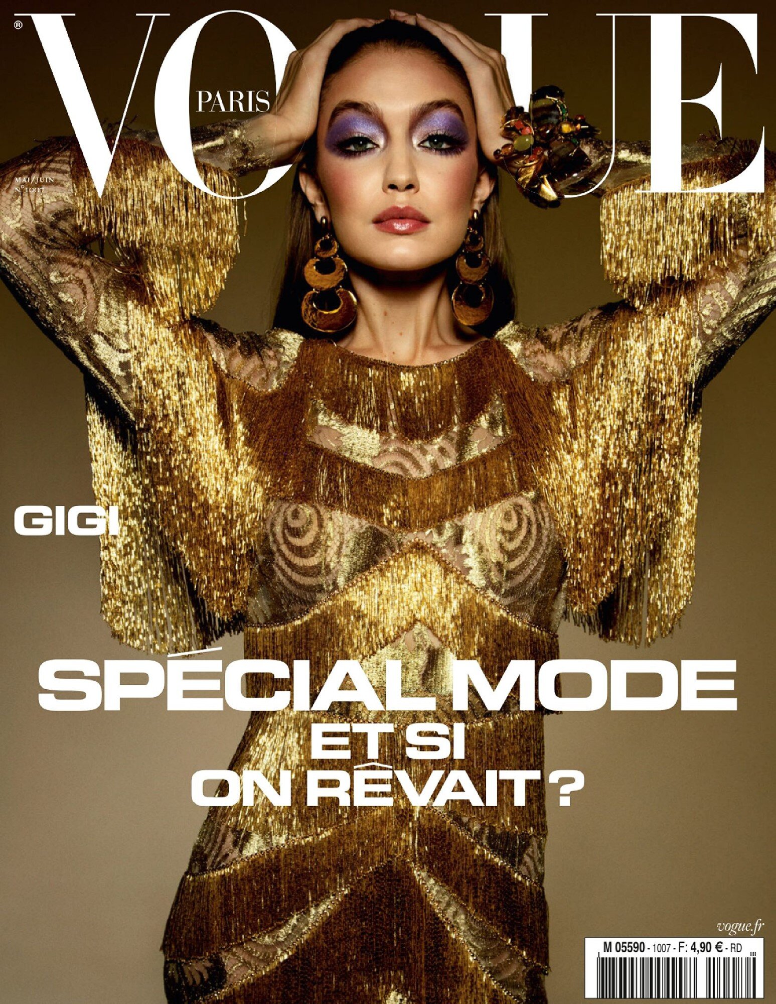 Bella, Gigi, Rianne + Vaughan in 'La Haute Couture' Vogue Paris — Anne ...