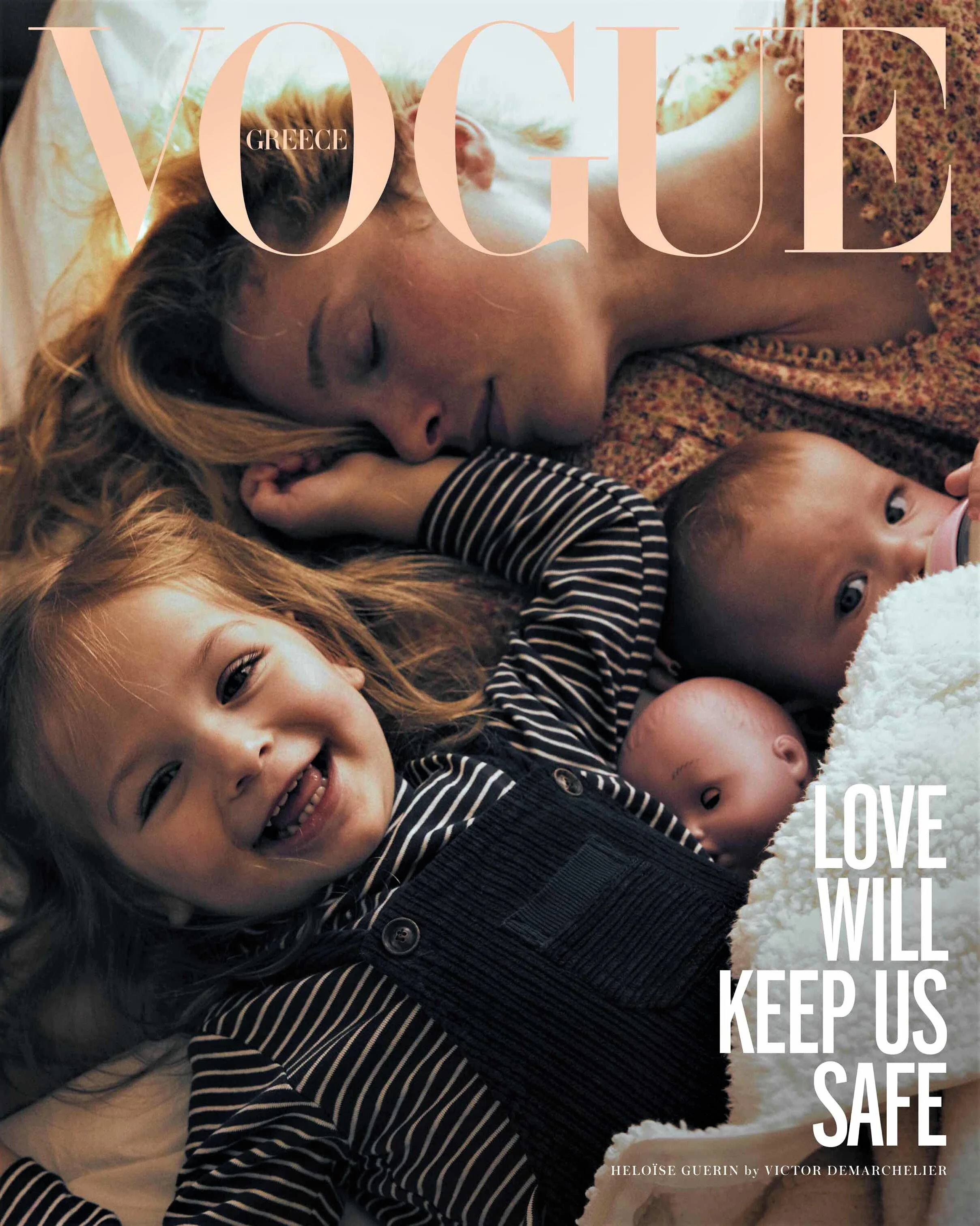 Héloïse Guérin by Victor Demarchelier 'Intimacy' Vogue Greece May 2020 ...