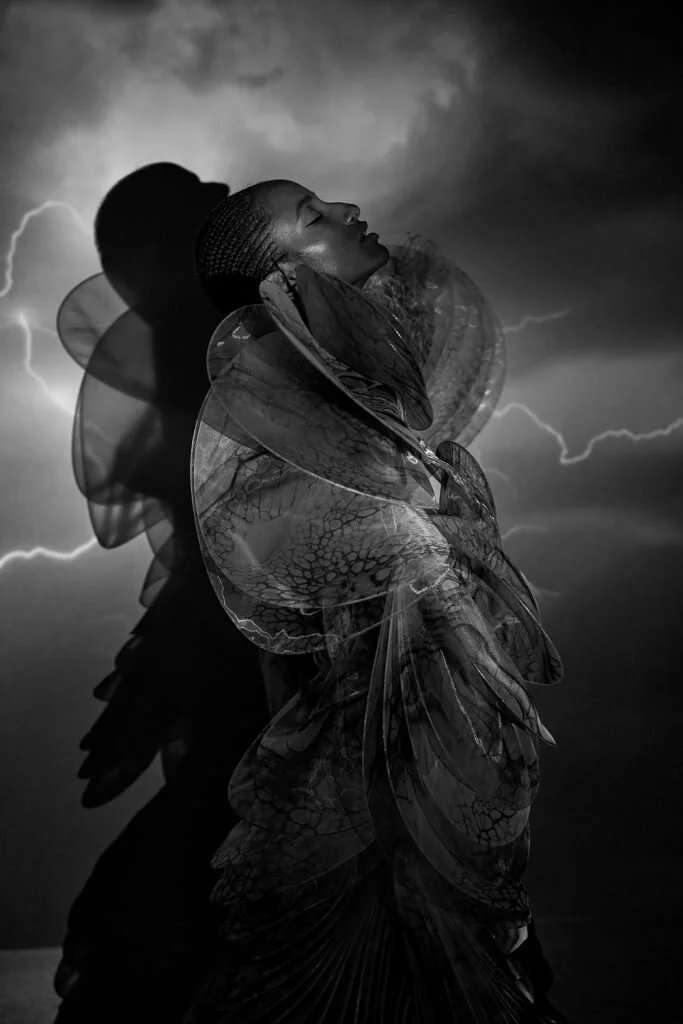 Emmanuelle Lacou Soars in DeMarcus Allen L'Officiel Ukraine — Anne of ...