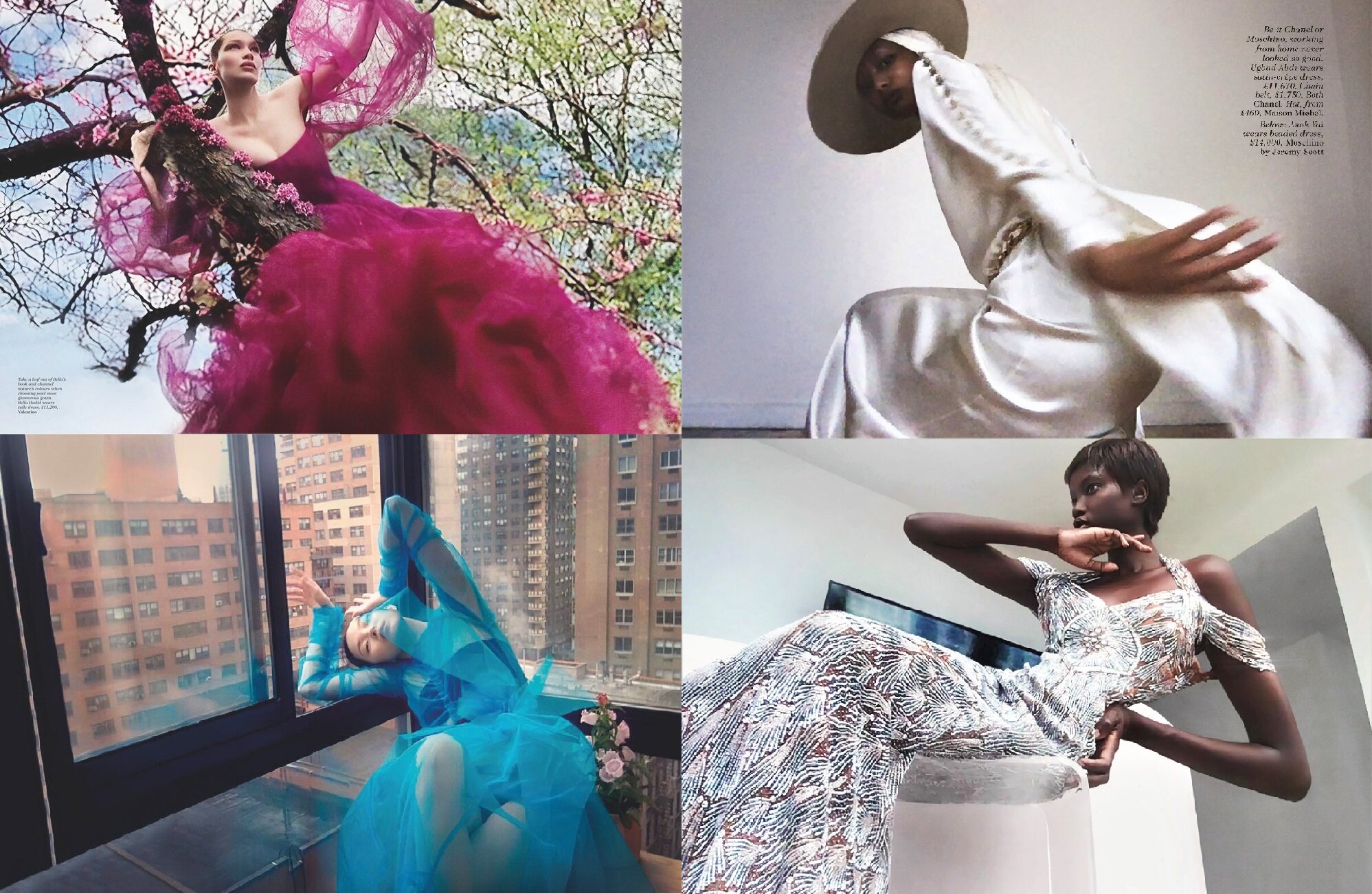 Nick Knight Zooms 'Up in the Cloud' for British Vogue August 2020 ...