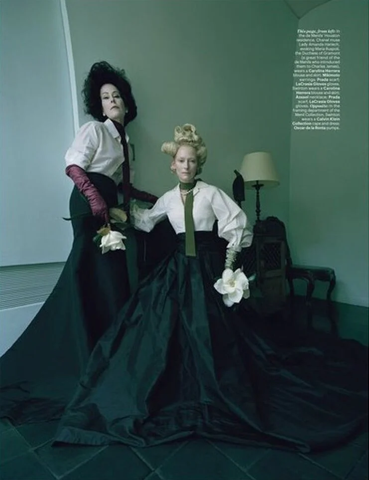 Tilda Swinton & Lady Amanda Harlech In 'The Surreal World' By Tim ...