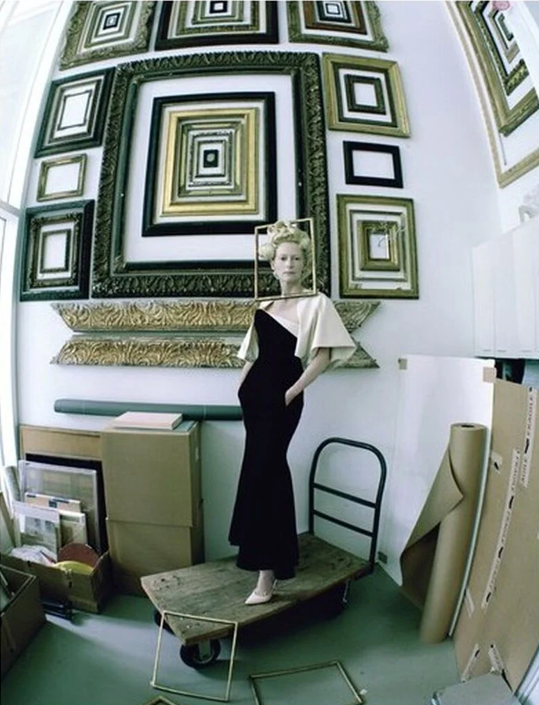 Tilda Swinton & Lady Amanda Harlech In 'The Surreal World' By Tim ...