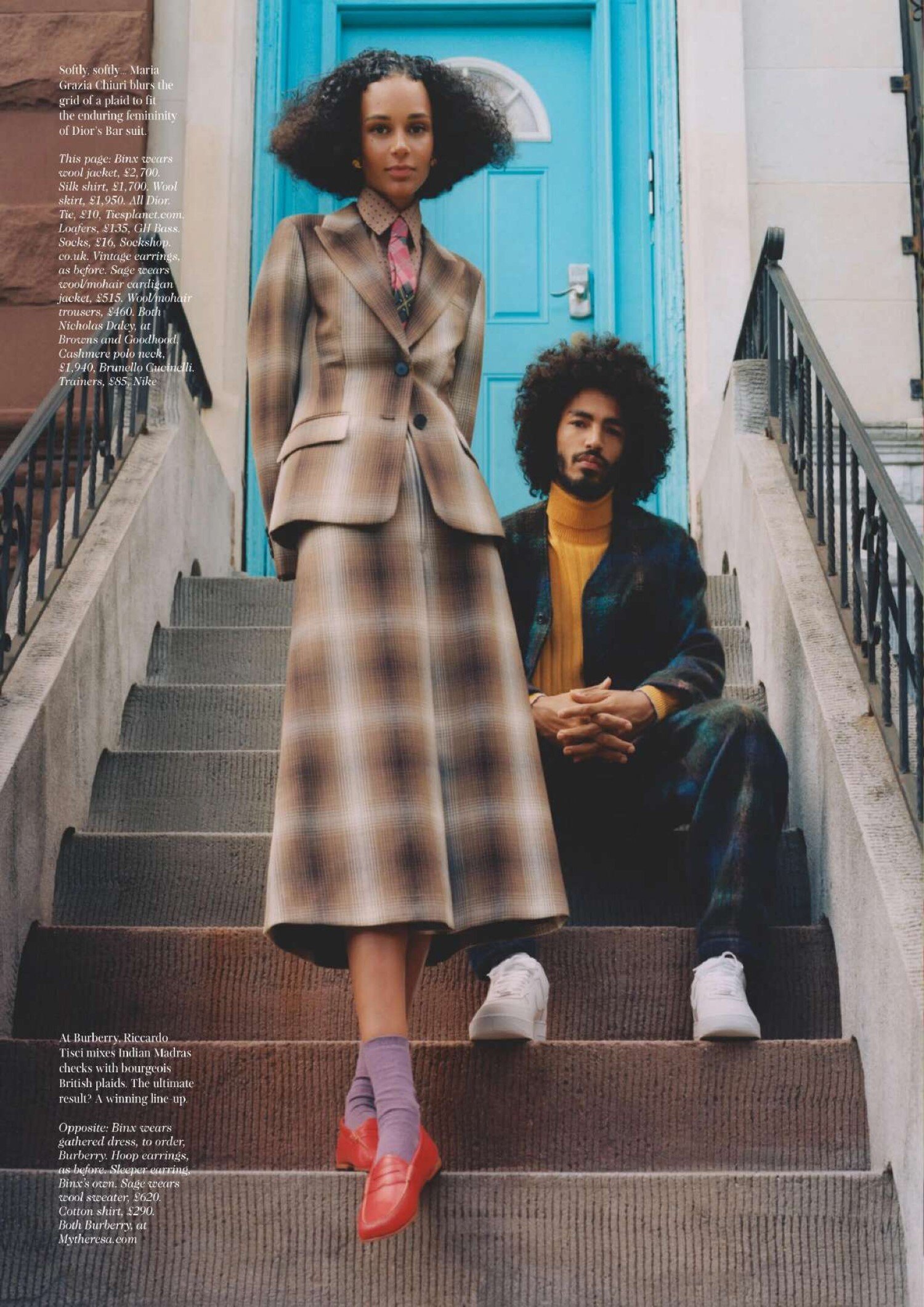 Binx Walton, Sage Elsesser Tyler Mitchell Vogue UK September 2020 ...