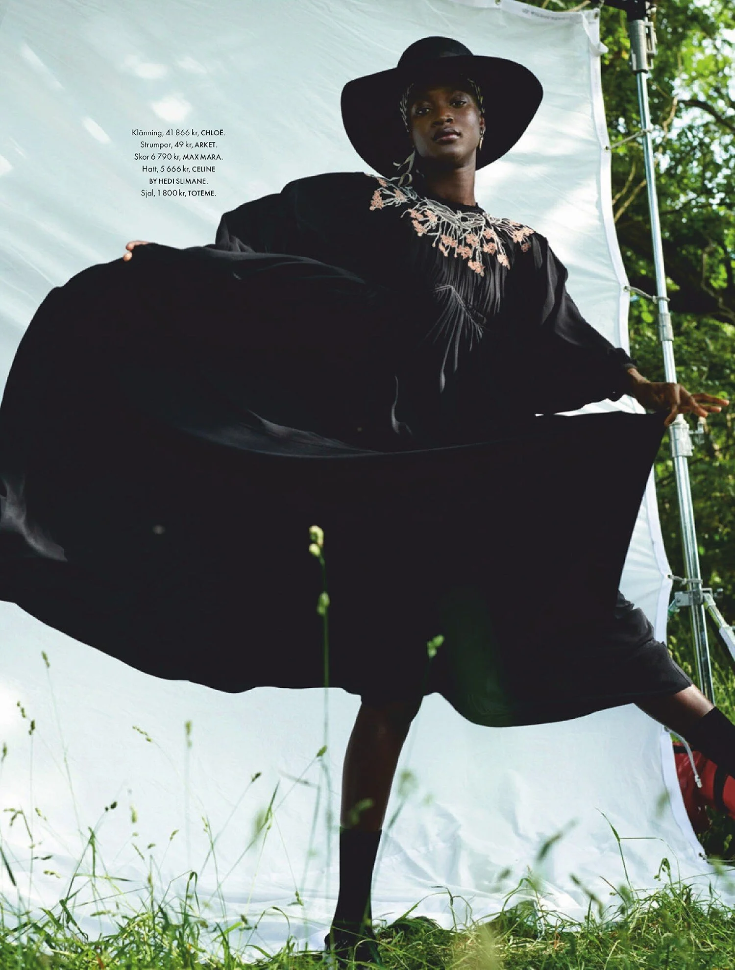 Oumie Jammeh in Black Beauty Elegance for ELLE Sweden — Anne of ...