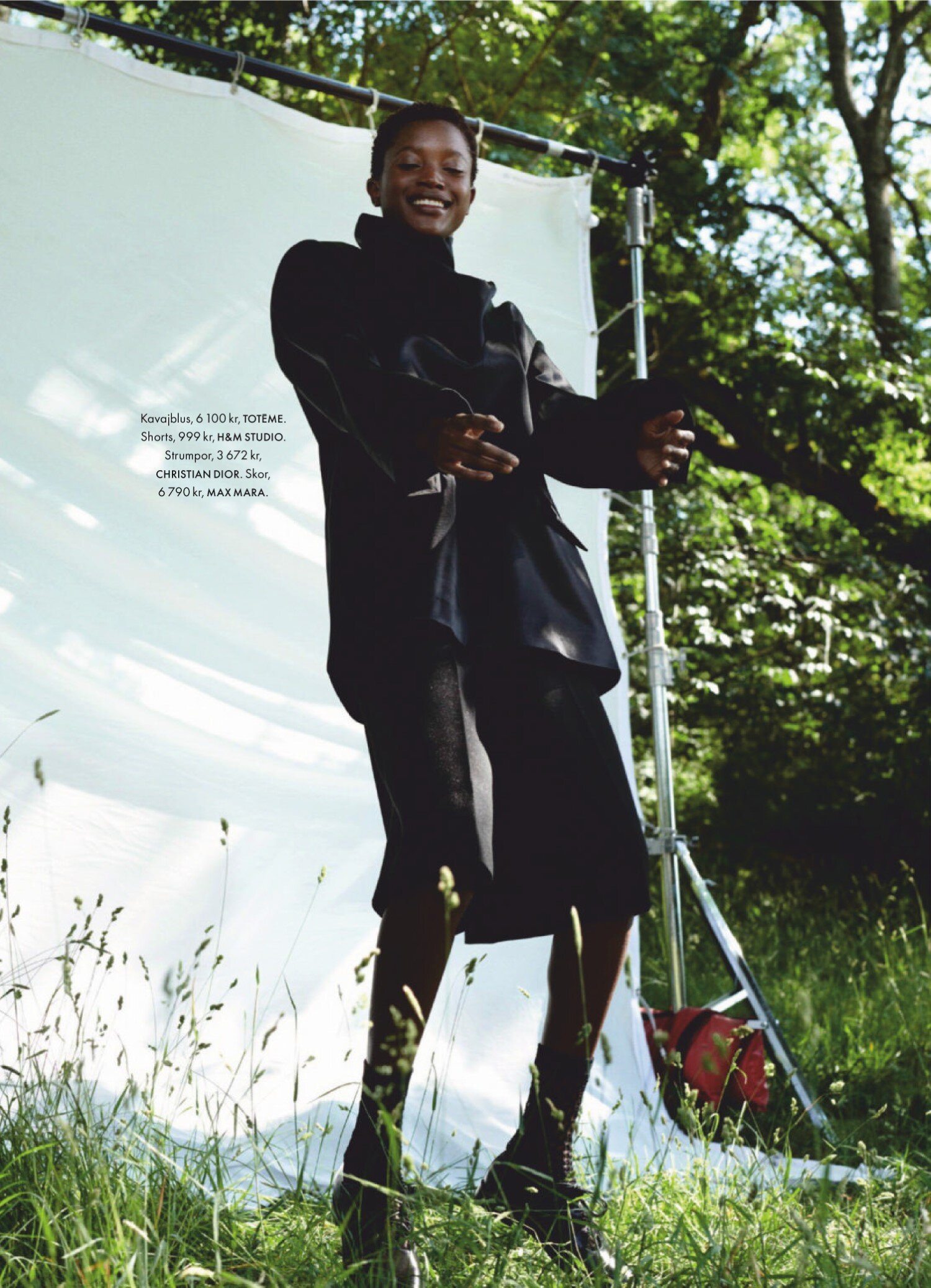 Oumie Jammeh in Black Beauty Elegance for ELLE Sweden — Anne of ...