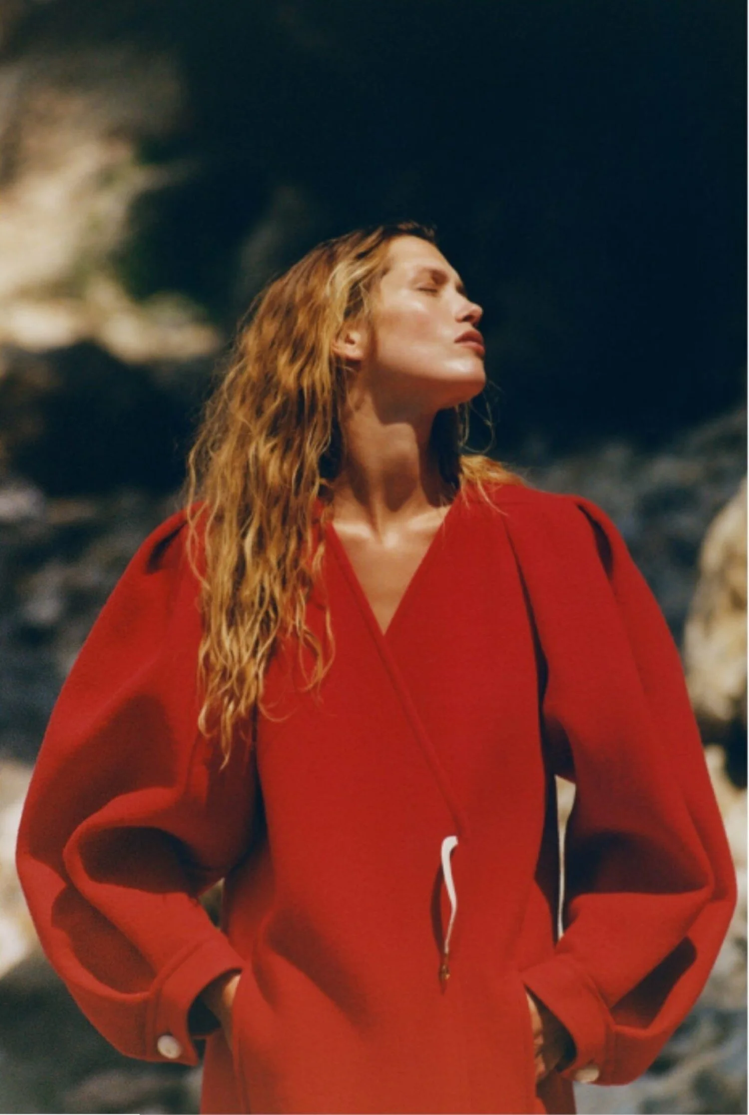 Hana Jirickova in Red, Lensed by Henrik Purienne Vogue Paris — Anne of ...