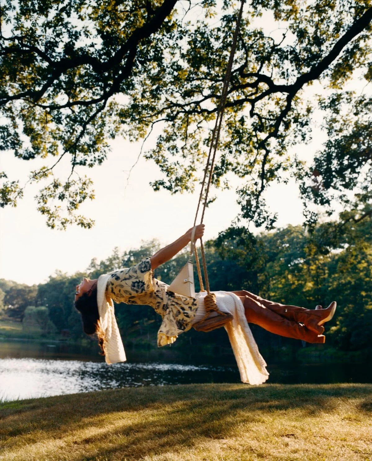 Saffron Vadher in 'The Lake House' by Nick Riley Bentham ELLE US — Anne ...
