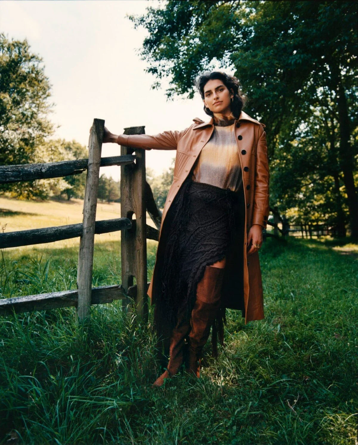 Saffron Vadher in 'The Lake House' by Nick Riley Bentham ELLE US — Anne ...