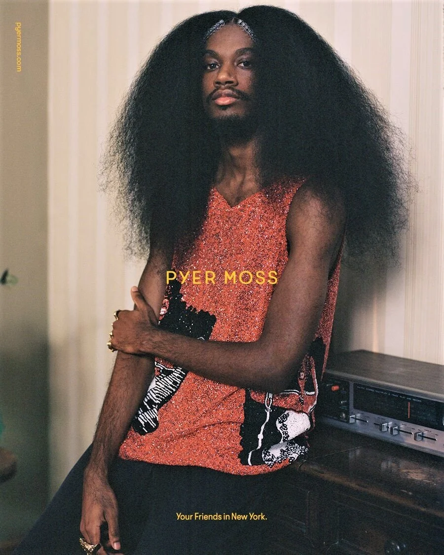 Micaiah Carter Snaps Pyer Moss Open Studio 2 Collection 3 Campaign ...