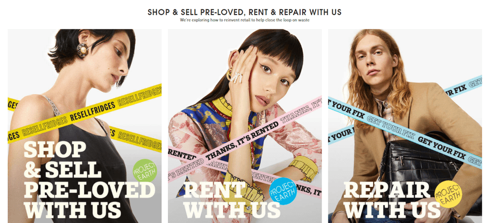 Selfridge's Project Earth: Let's Change the Way We Shop (Always) — Anne ...