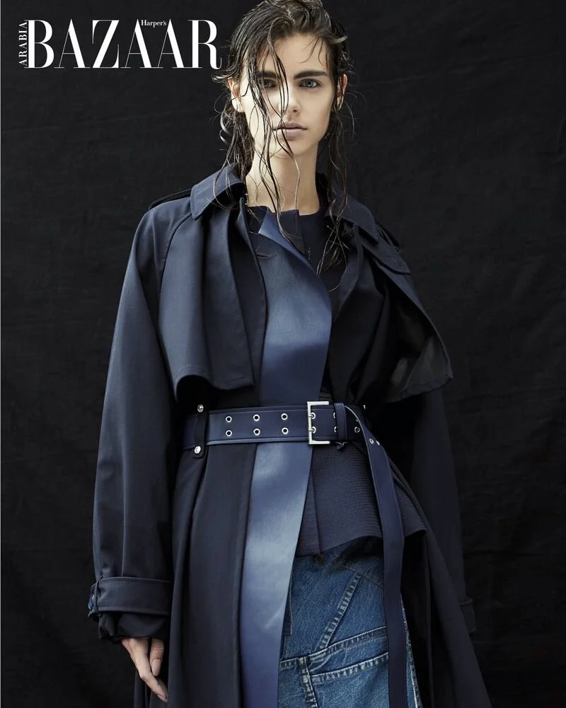 Maya Gunn in 'Dark Romance' by Rachell Smith in Harper's Arabia — Anne ...
