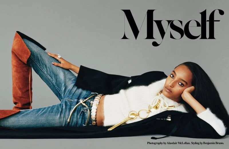 Mona Tougaard in 'Myself' by Alasdair McLellan for Self Service ...