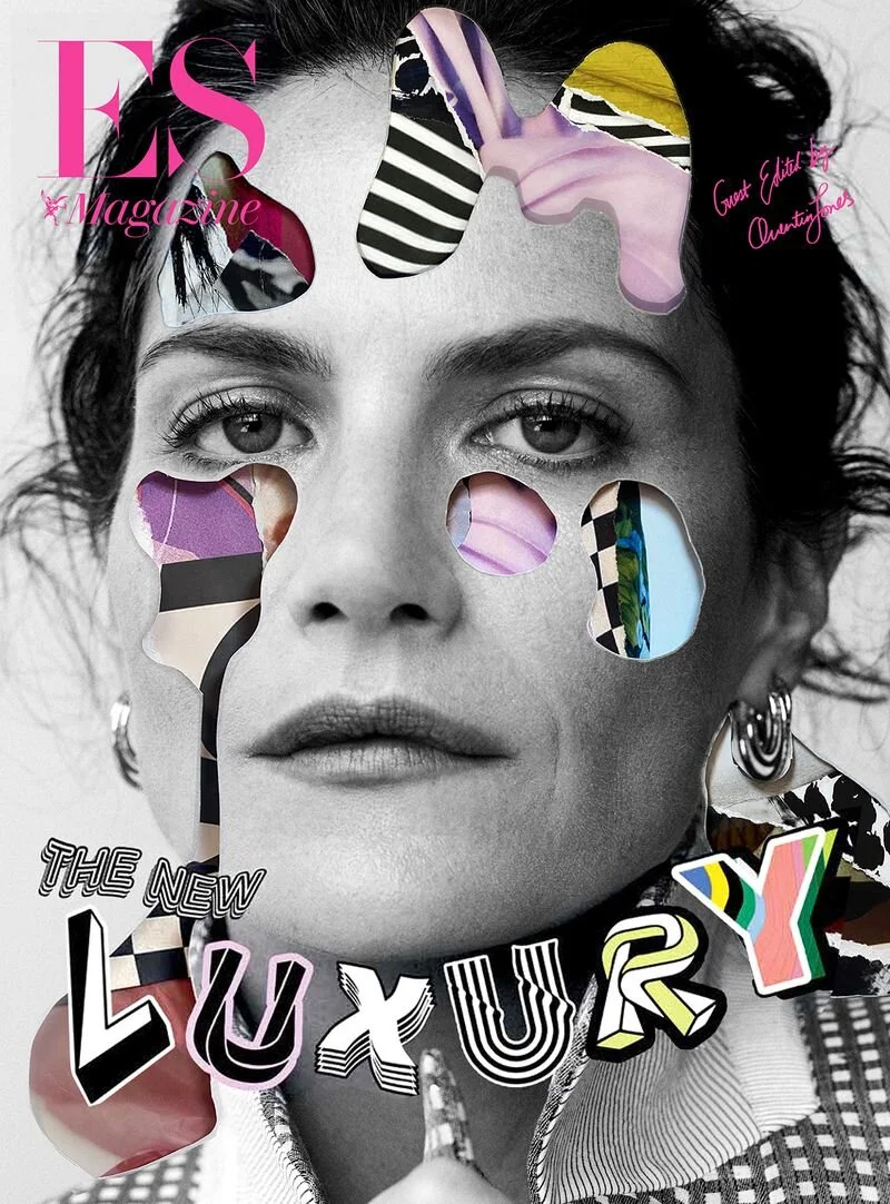 Missy Rayder in Quentin Jones Collages ES Magazine November 2020 — Anne ...