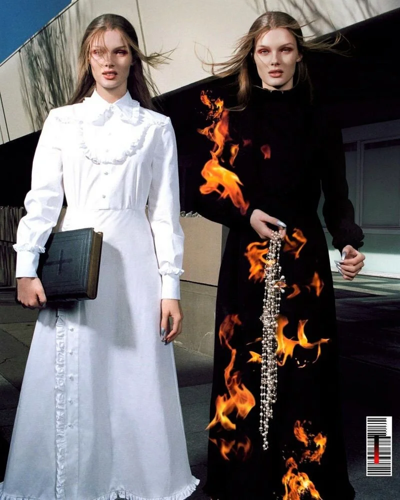 Kris Grikaite in 032c Magazine in 'The Prophecy' by Hugo Comte — Anne ...