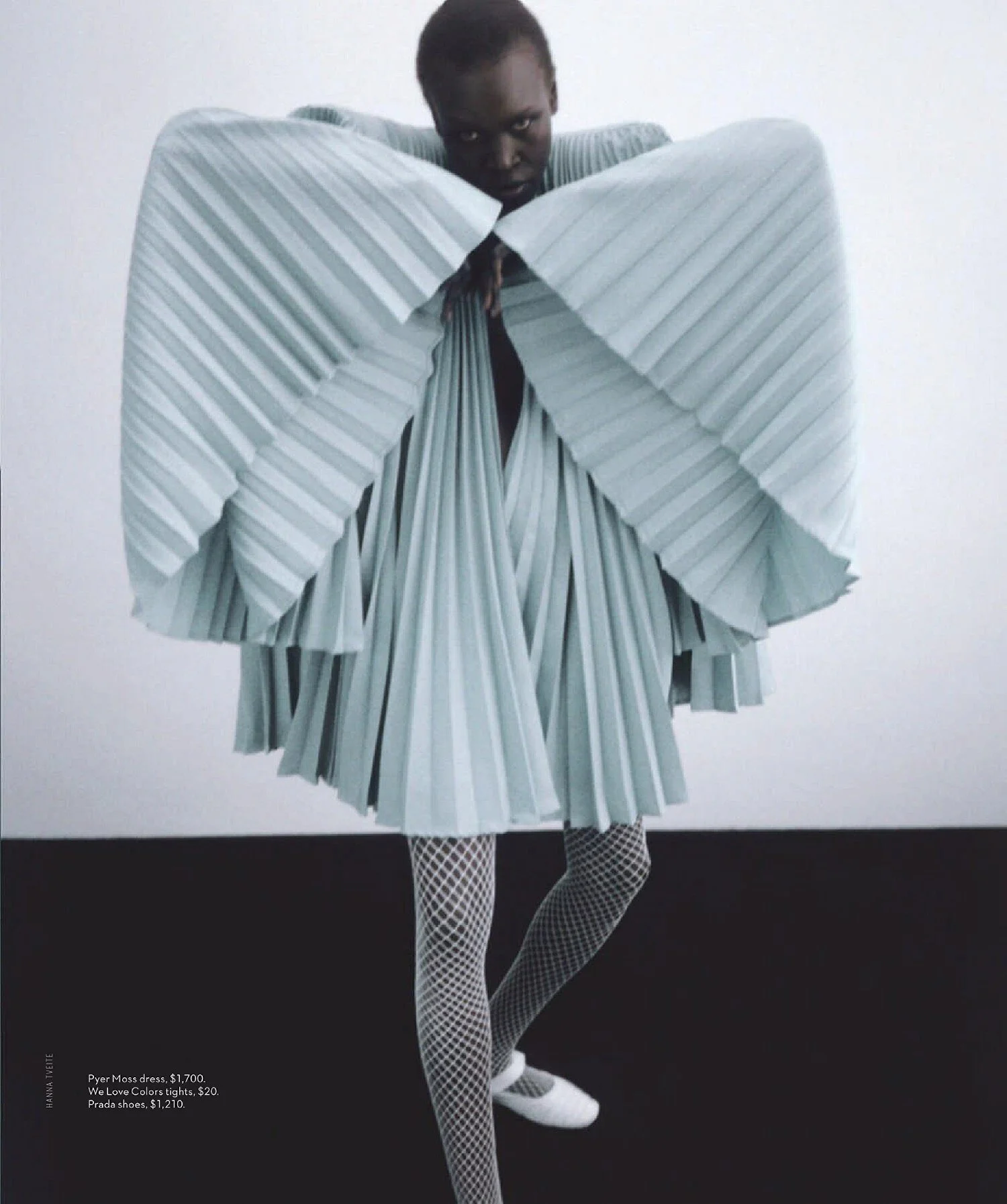 Alek Wek in 'Flow Motion' Modern Luxury Fashion Vogue Australia — Anne ...